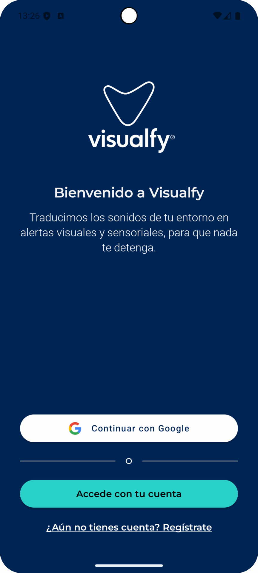 Crear una cuenta - Visualfy Loves Deaf People
